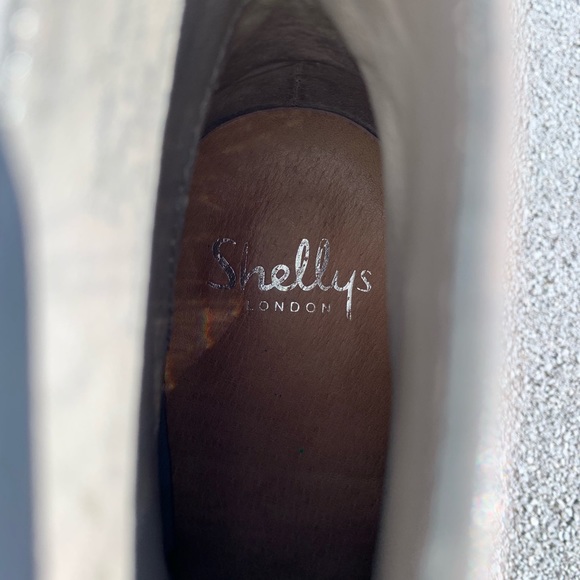 Shellys London | Shoes | Shellys London Alizia Gray Boots | Poshmark